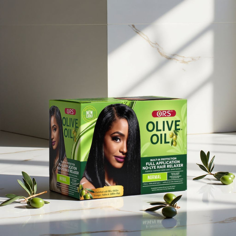Olive oil hair relaxer store